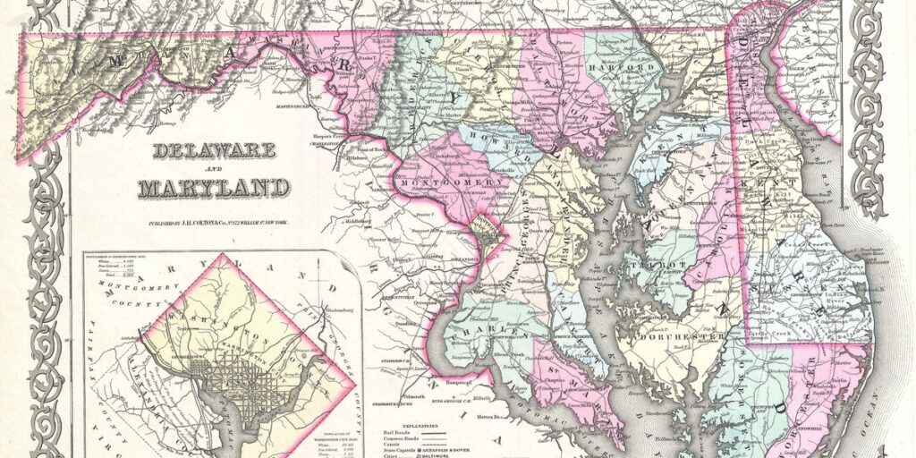 List of States That Border Delaware - 33travels