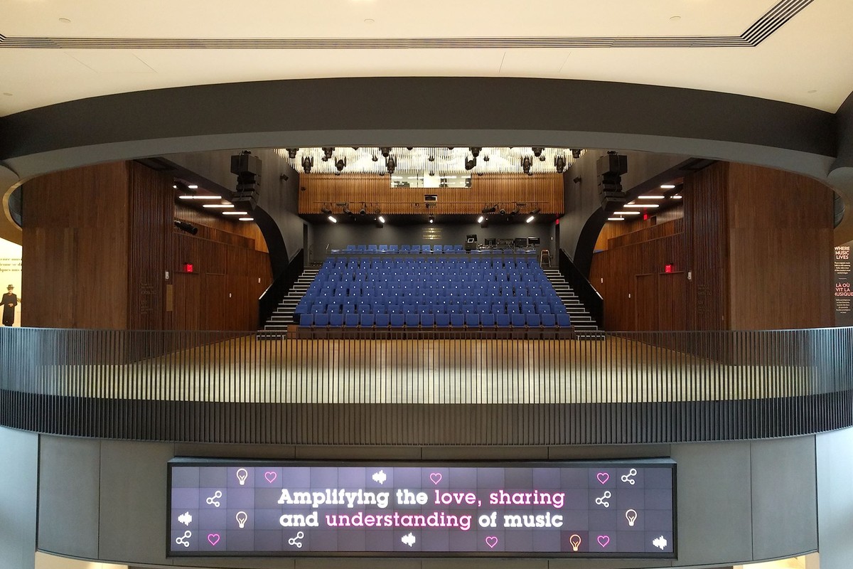 Studio Bell, home of the National Music Centre in Calgary, Canada ...